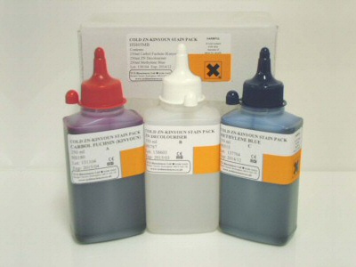 Cold ZN - Kinyoun Stain Pack counterstain: Methylene Blue - TCS Biosciences